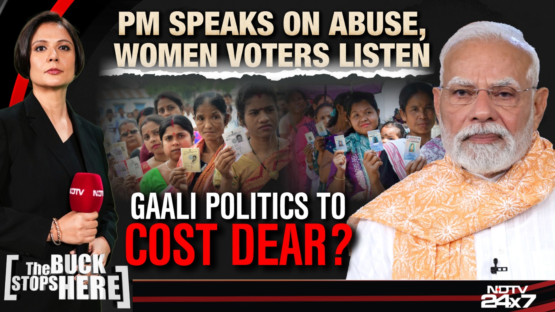 PM Modi Speaks On Abuse, Women Voters Listen: Gaali Politics To Cost Dear?