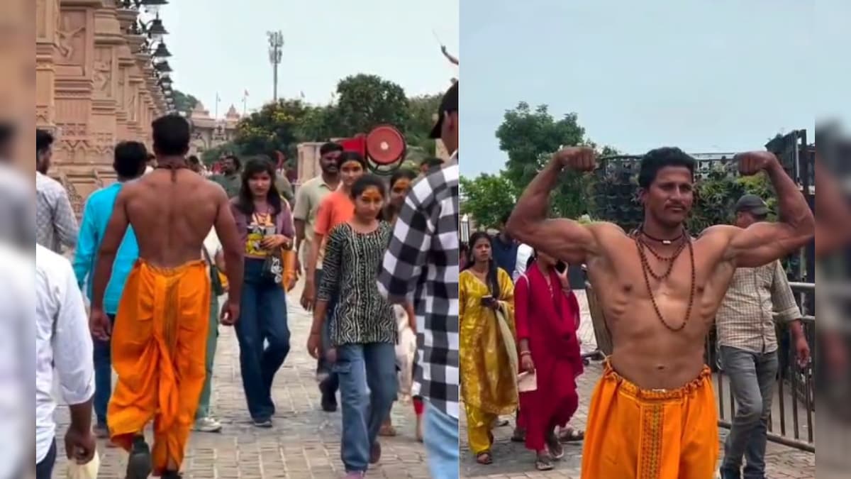 महाकाल मंदिर में बिना शर्ट के बॉडी बिल्डर ने बनाई रील, वायरल होने पर ...