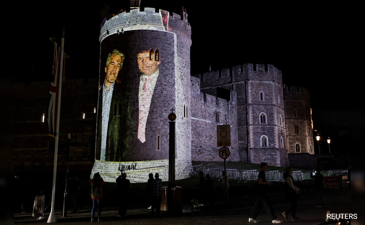Donald Trump UK Visit: Trump-Epstein Images Projected At UK Castle Amid ...