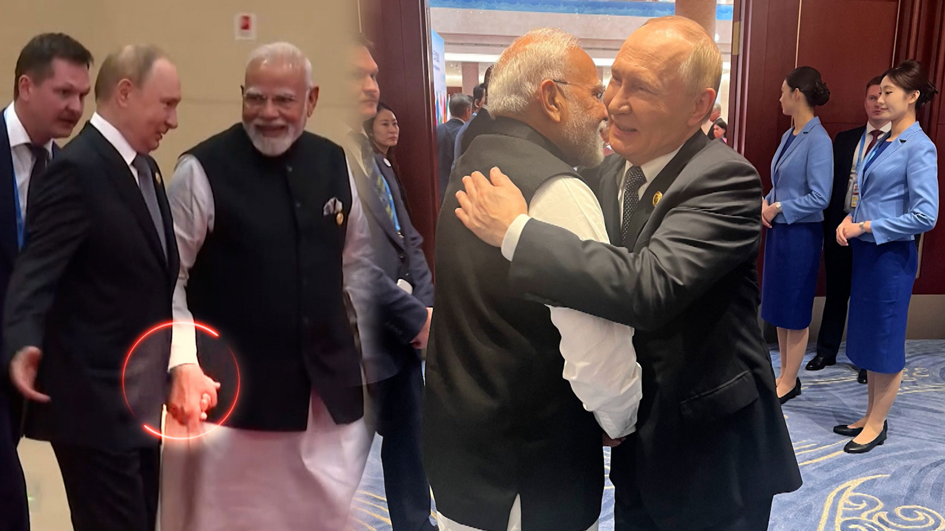 Handshake And A Hug: Modi, Putin Reconnect At SCO Summit