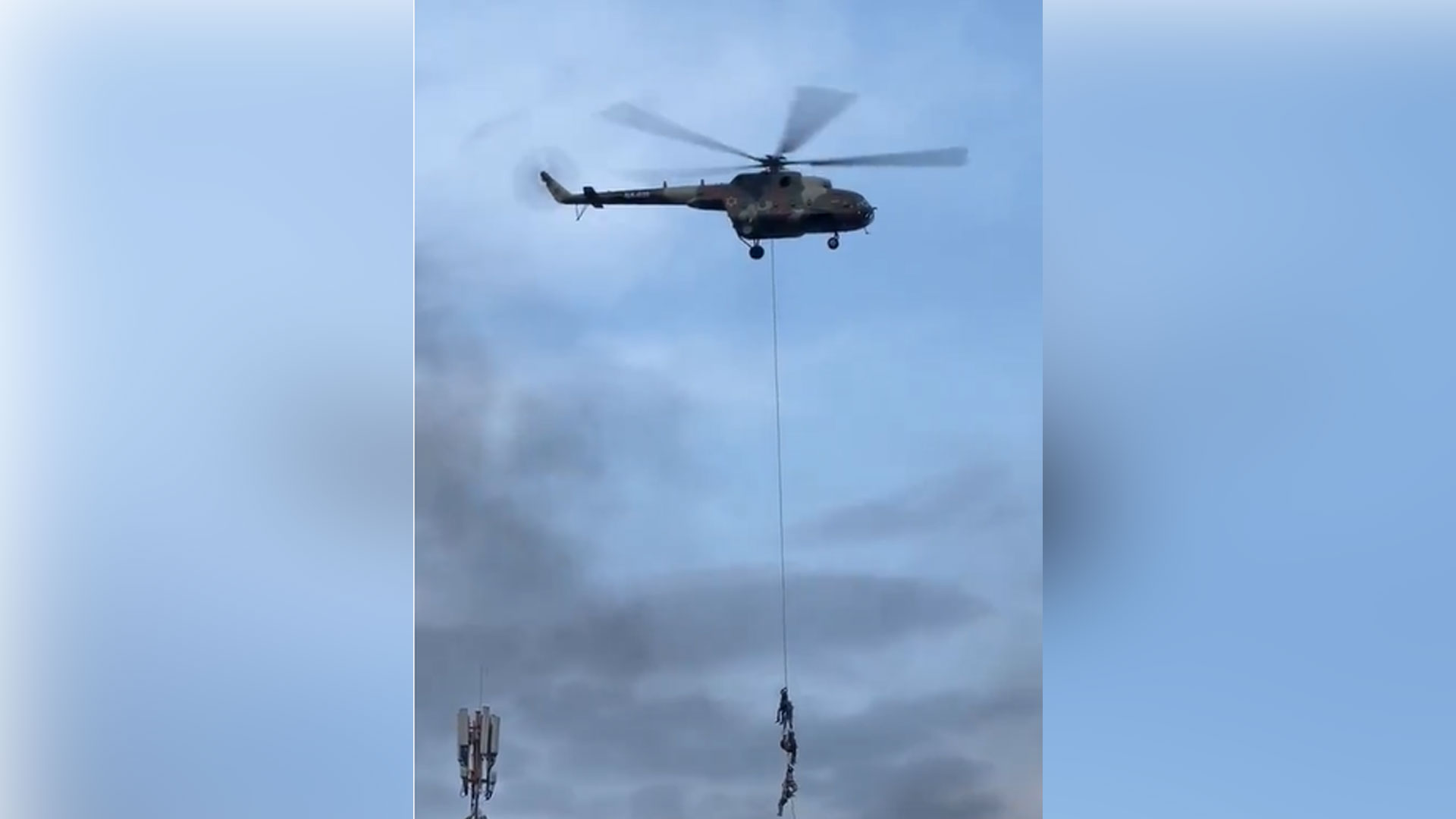 Video: Nepal Ministers, Family Cling To Chopper Rope To Flee Protests