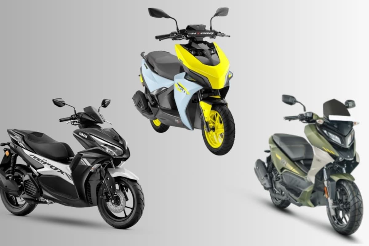 TVS Ntorq 150 Vs Hero Xoom 160 Vs Yamaha Aerox 155 Comparison: Specs ...