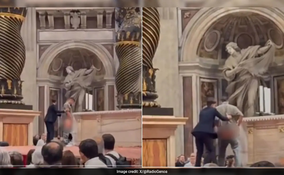 Shocking Video Shows Man Urinating On Sacred Altar At St Peter's ...