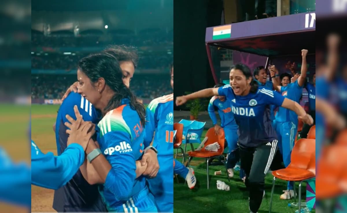Smriti Mandhana Can't Keep Calm, Hugs Jemimah Rodrigues As India Reach Women's World Cup Final ...