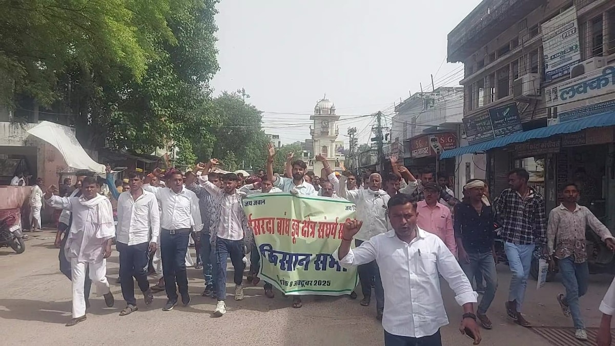 टोंक में ईसरदा बांध विस्थापितों का हंगामा, 21 सूत्री मांगों के साथ ...