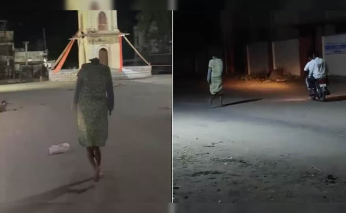 रात के सन्नाटे के बीच सड़क पर दौड़ता दिखा सिरकटा...देख लोगों की निकल गई ...