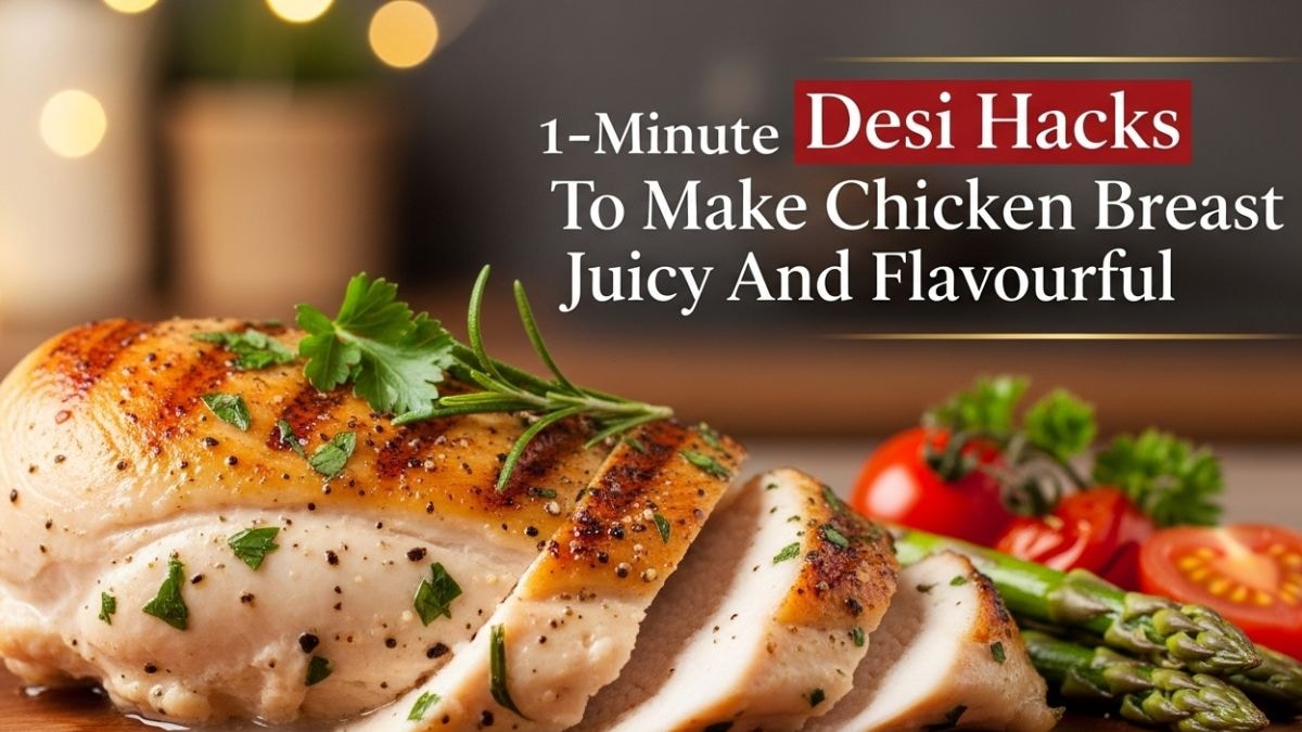 1-Minute Desi Hacks To Make Chicken Breast Juicy And Flavourful - NDTV Food