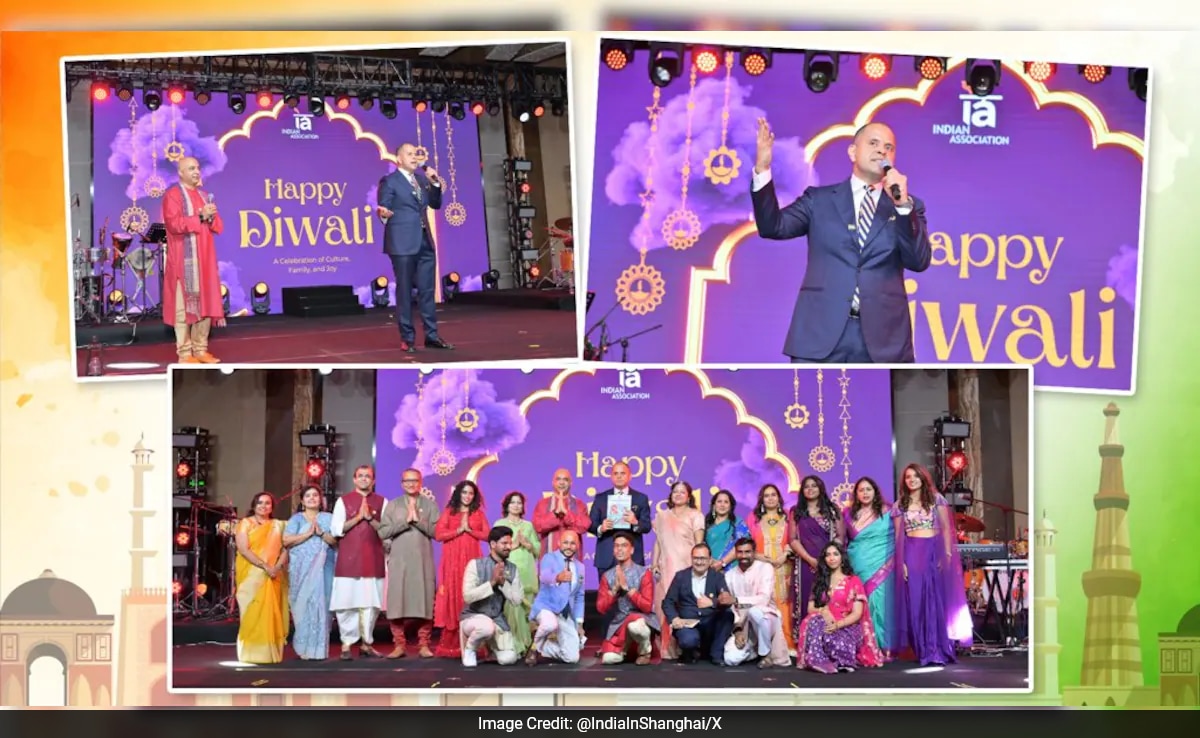 Indian Embassy Shares Glimpses Of Grand Diwali Celebration In Shanghai