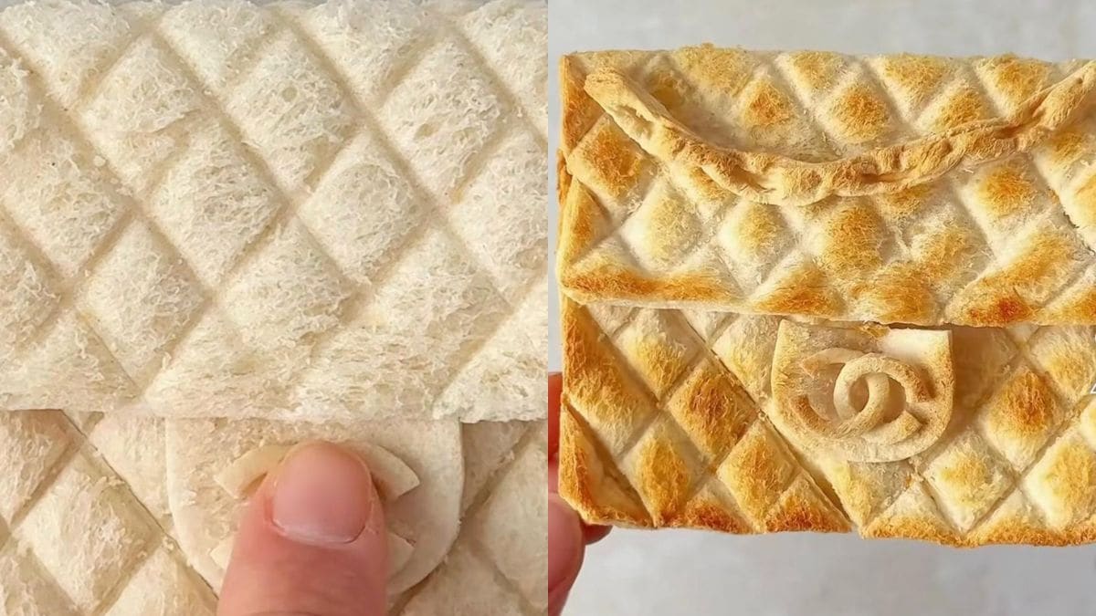 Food Vlogger Turns Toasted Bread Into Luxury Chanel Handbag, Wows ...