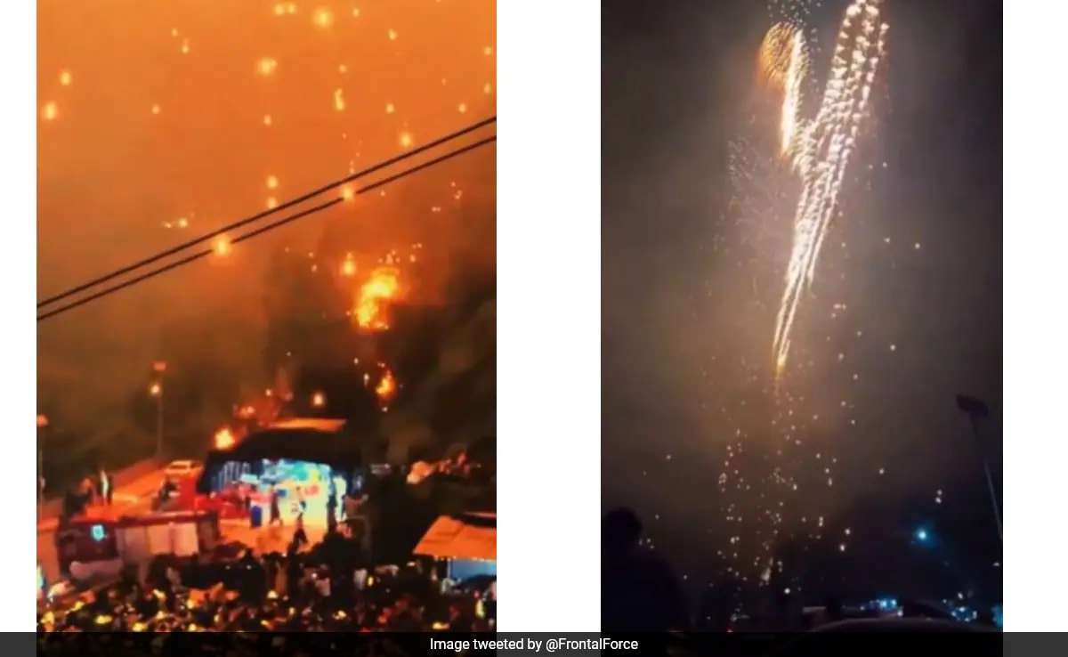 Video: Chaos After Several Drones Catch Fire During Chinese Light Show ...