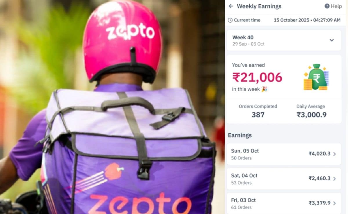 How much Zepto Delivery Boy Earn per week Delivery boy in Bangalore ...