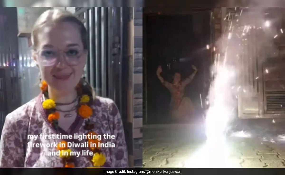 'I Was Scared': Lithuanian Woman Lights Up Diwali Fireworks For First ...