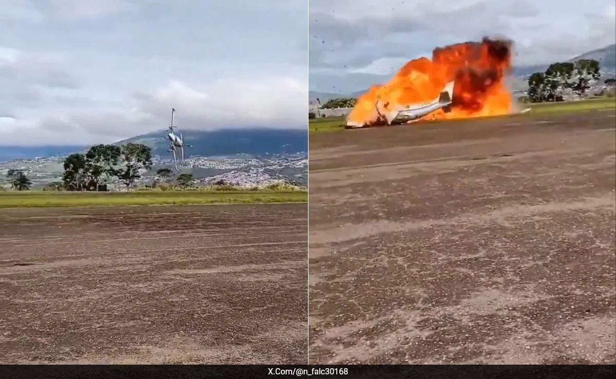 Horrific Crash In Venezuela: Plane Goes Up, Then Explodes In Seconds