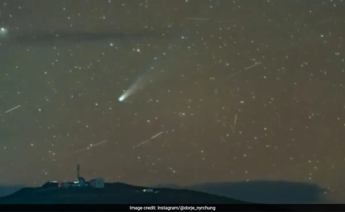 Watch: Indian Astronomer Shares Breathtaking View Of Comet Lemmon In ...