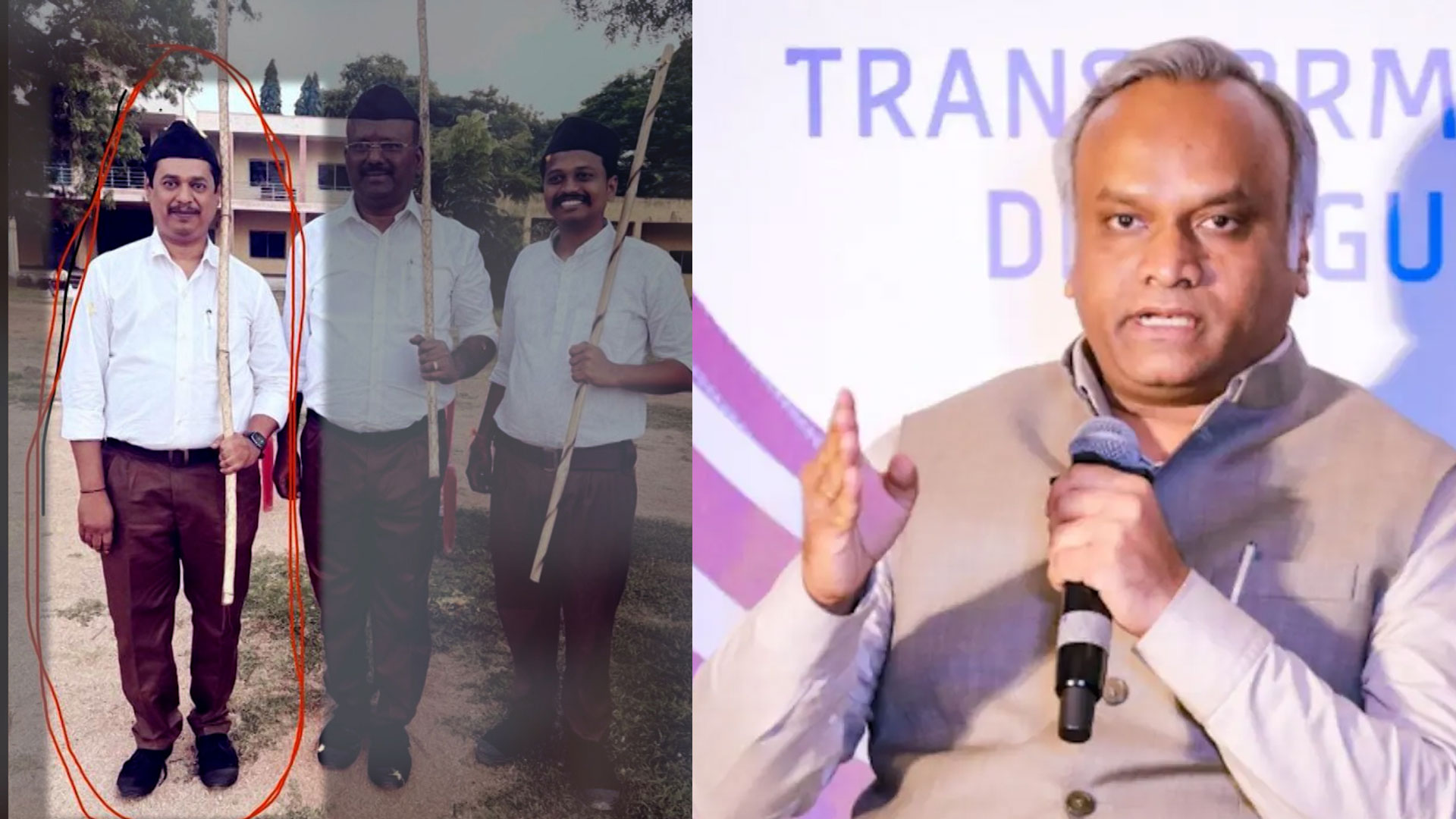 Karnataka Officer Suspended For Attending RSS Event, BJP Hits Out At ...