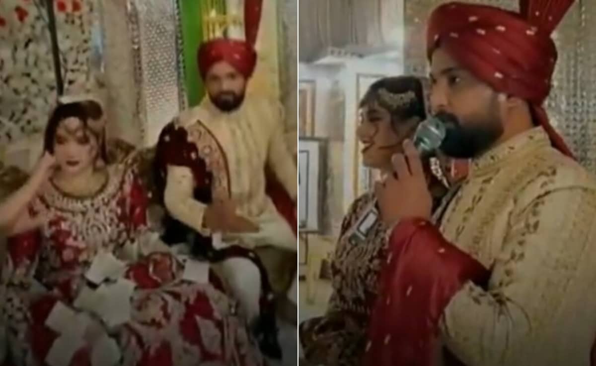 फोटोशूट के बीच बार-बार घुस रहे थे बच्चे, गुस्से में स्टेज पर ही दूल्हे ...