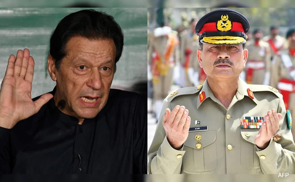 Imran Khan Accuses Pakistan Army Chief Asim Munir Of "Tyranny", Calls ...