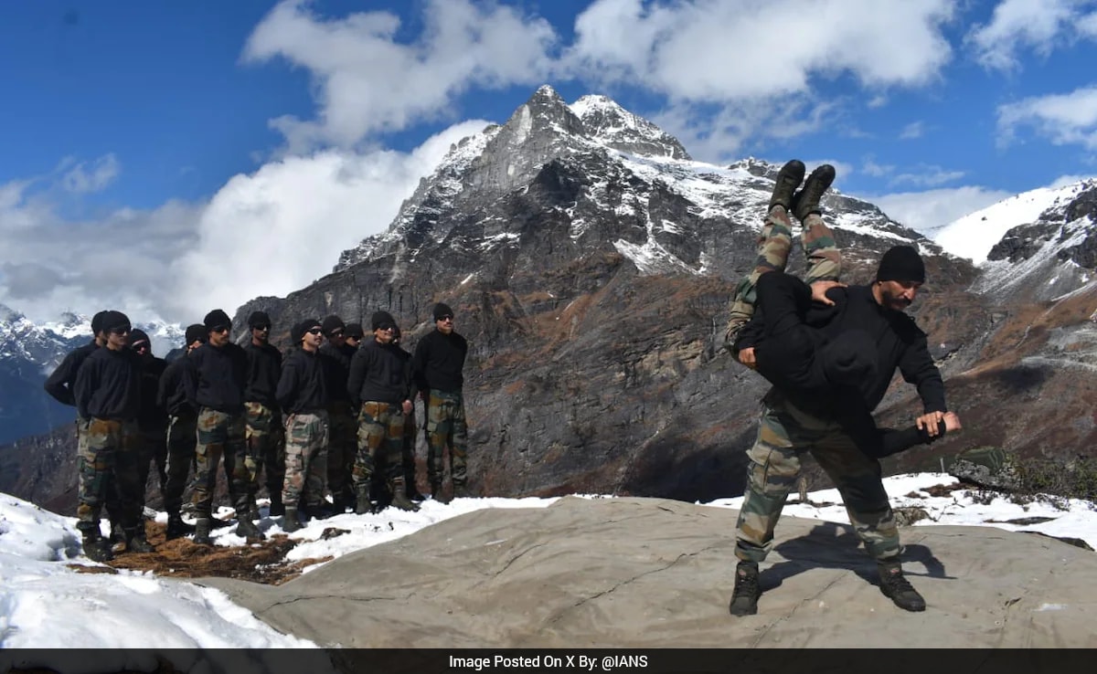 Army Begins Unarmed Combat Drill 'AMAR' At Altitudes Exceeding 14,000 Feet