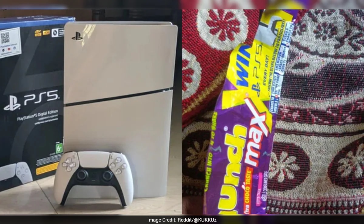 Redditor Wins PS5 Slim After Buying Rs 20 Munch Chocolate Bar: 'God's ...