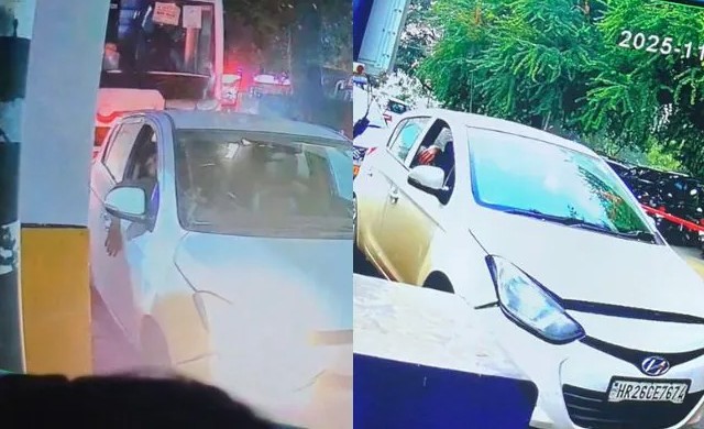 Video Shows Suspected Suicide Bomber In Car Before Blast Near Delhi's ...