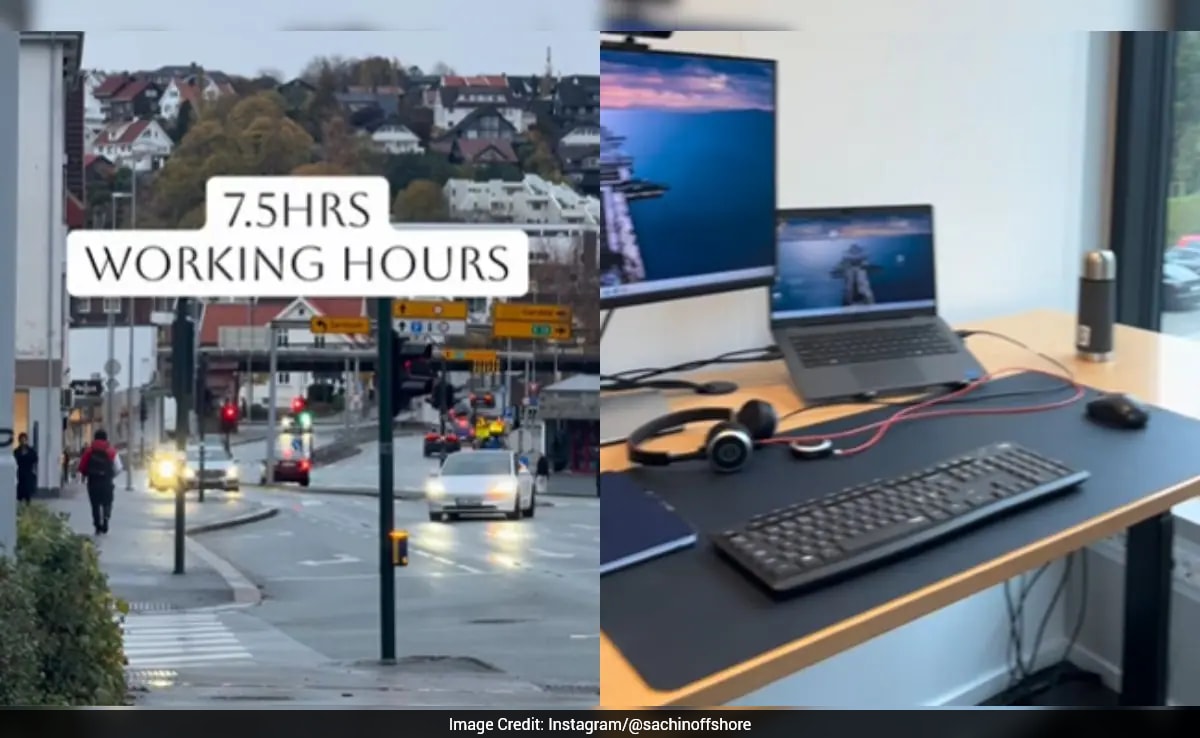 Techie Shows Norway's 'Flexible' 7.5-Hour Workdays, Indians React: 'We ...