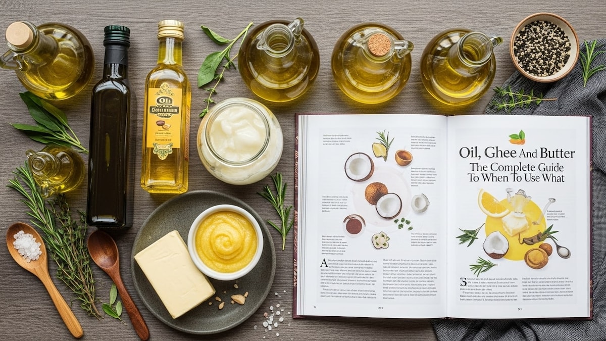 Oil Vs Ghee Vs Butter: Which Fat Is Healthiest For Indian Cooking ...