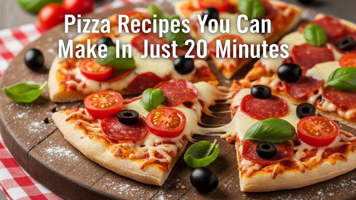 6 Quick And Easy Pizza Recipes You Can Make In Just 20 Minutes - NDTV Food