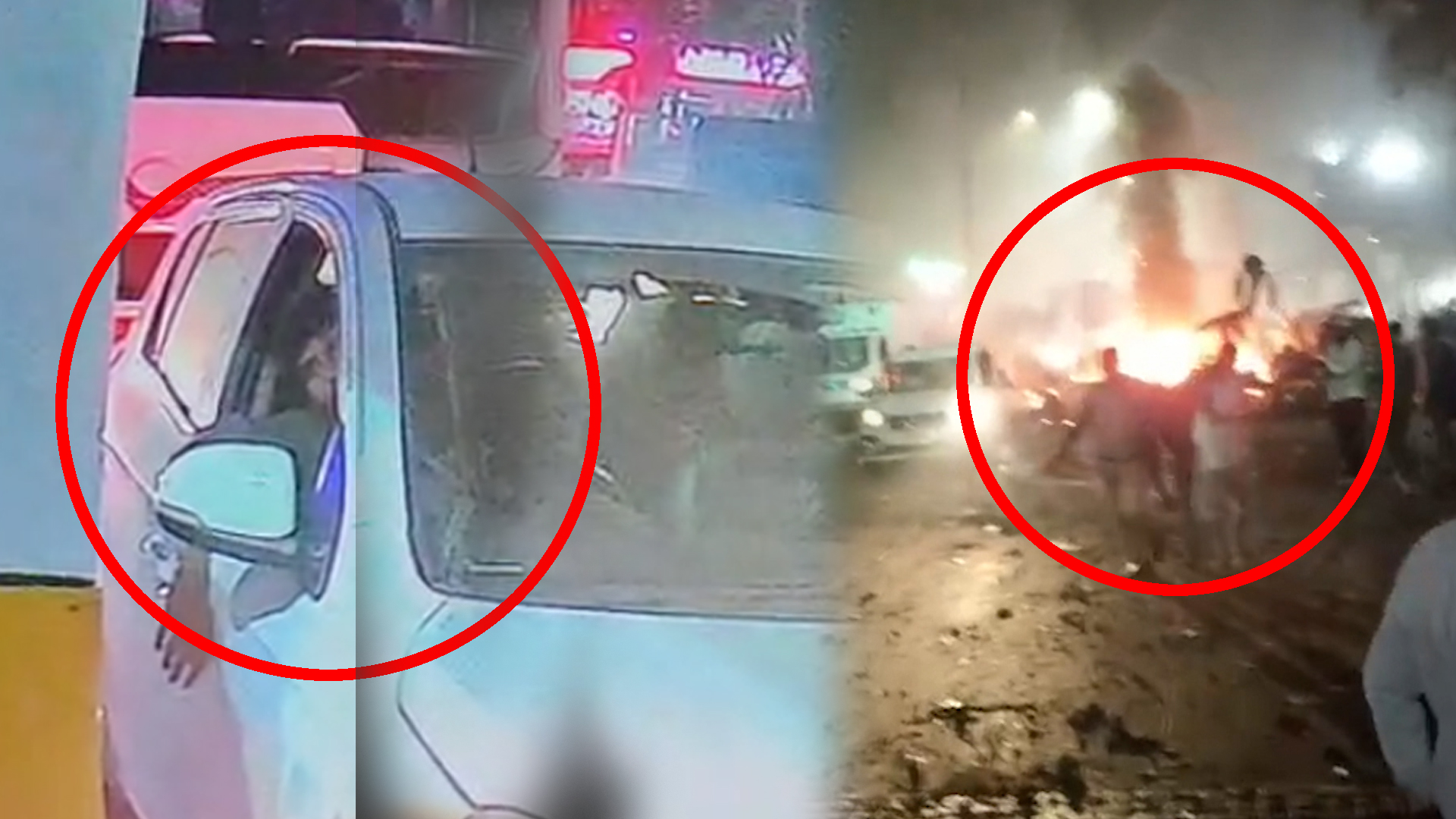 Video Shows Suspected Suicide Bomber In Car Before Blast Near Delhi's ...