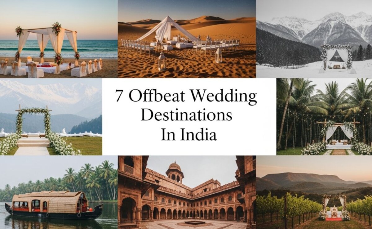 7 Offbeat Wedding Destinations In India That Feel Like A Dream