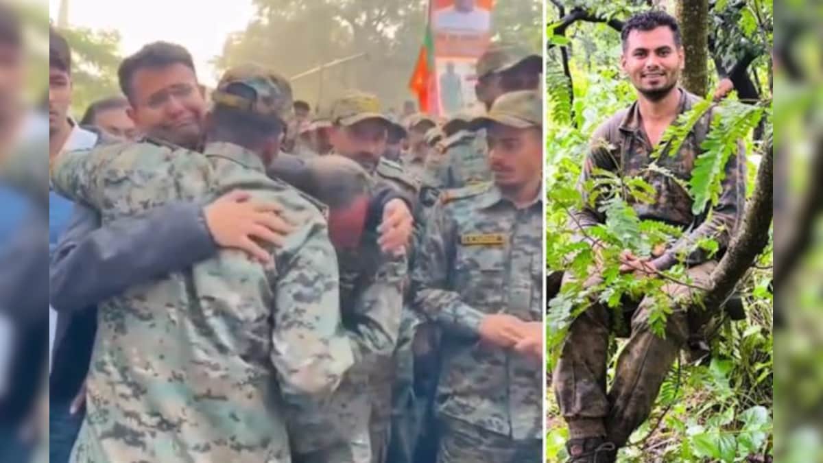 जांबाज शहीद आशीष शर्मा को श्रद्धांजलि, फूट-फूट कर रोये पुलिस अधीक्षक ...
