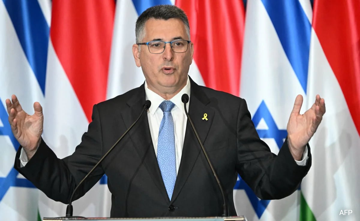 NDTV Exclusive: Israel Foreign Minister Gideon Sa'ar Calls India A ...