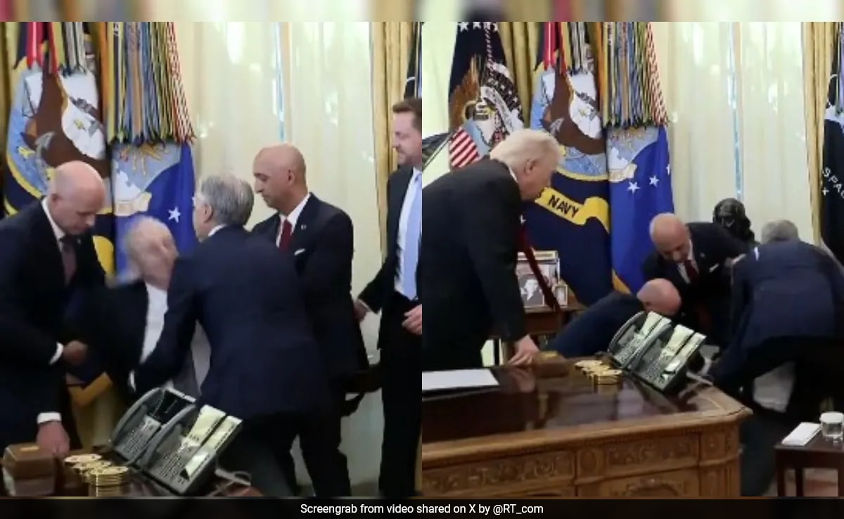 On Camera: Trump's Drug Event Paused As Man Faints In White House. Dr ...