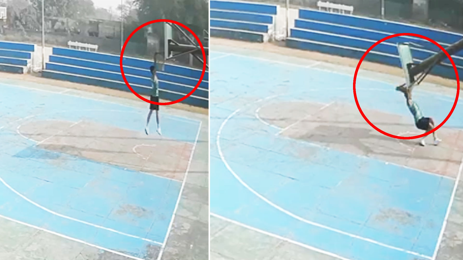 Haryana News | On Camera, Teen Basketball Player Dies In Freak Court ...