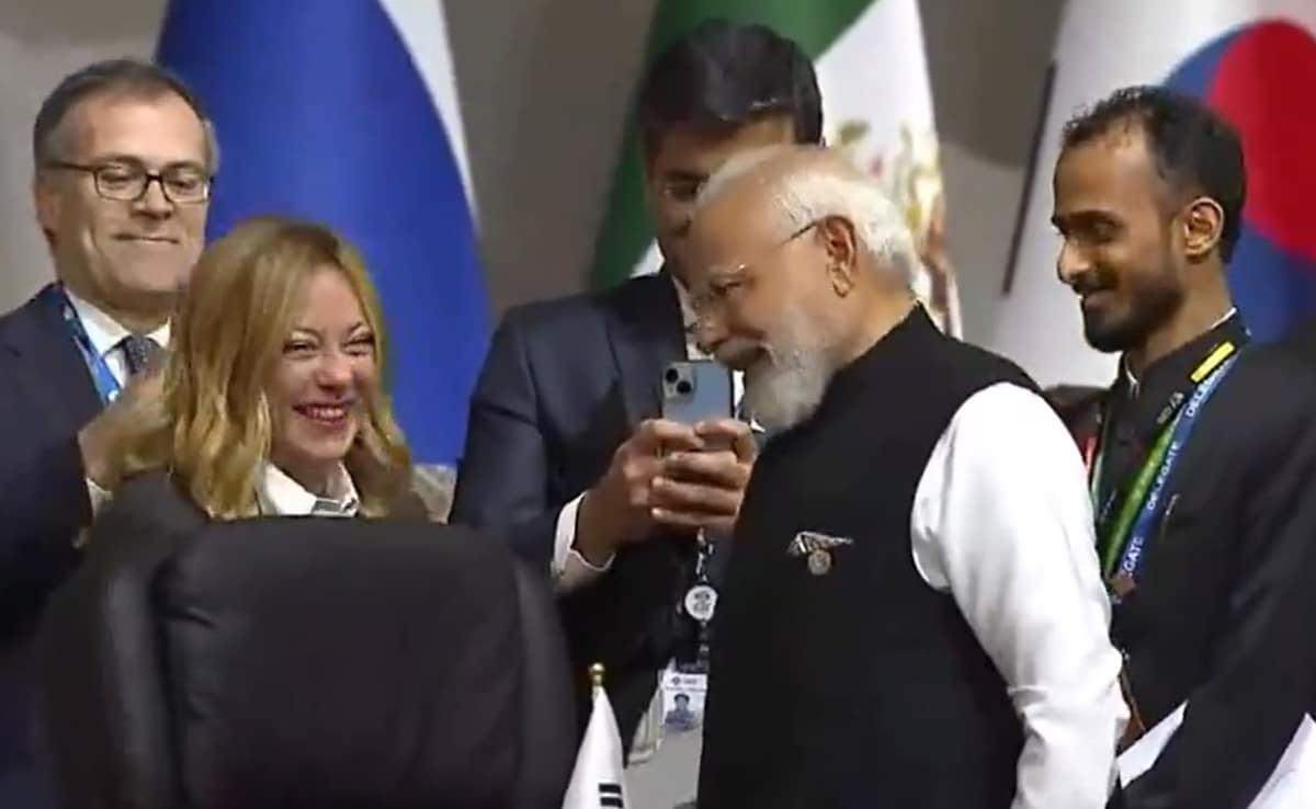 Video: PM Modi, Giorgia Meloni All Smiles As They Meet At G20 Summit
