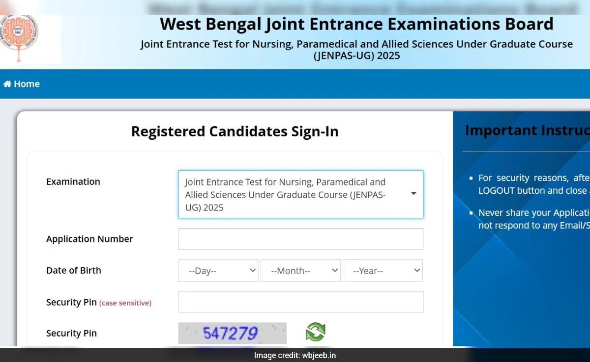 WBJEE JENPAS UG Result 2025 Out; Here Is Direct Link To Download Rank Card
