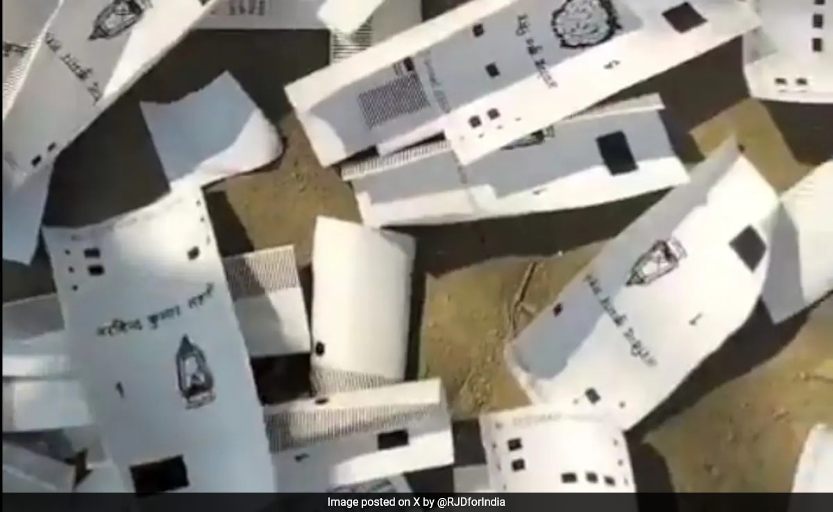 VVPAT Slips Found Dumped On Road In Bihar, Poll Official Suspended