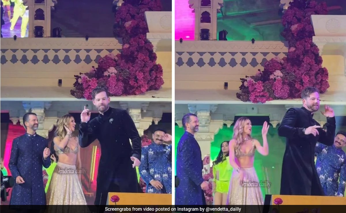 Donald Trump Jr, Girlfriend Bettina Anderson Dance To Bollywood Song ...