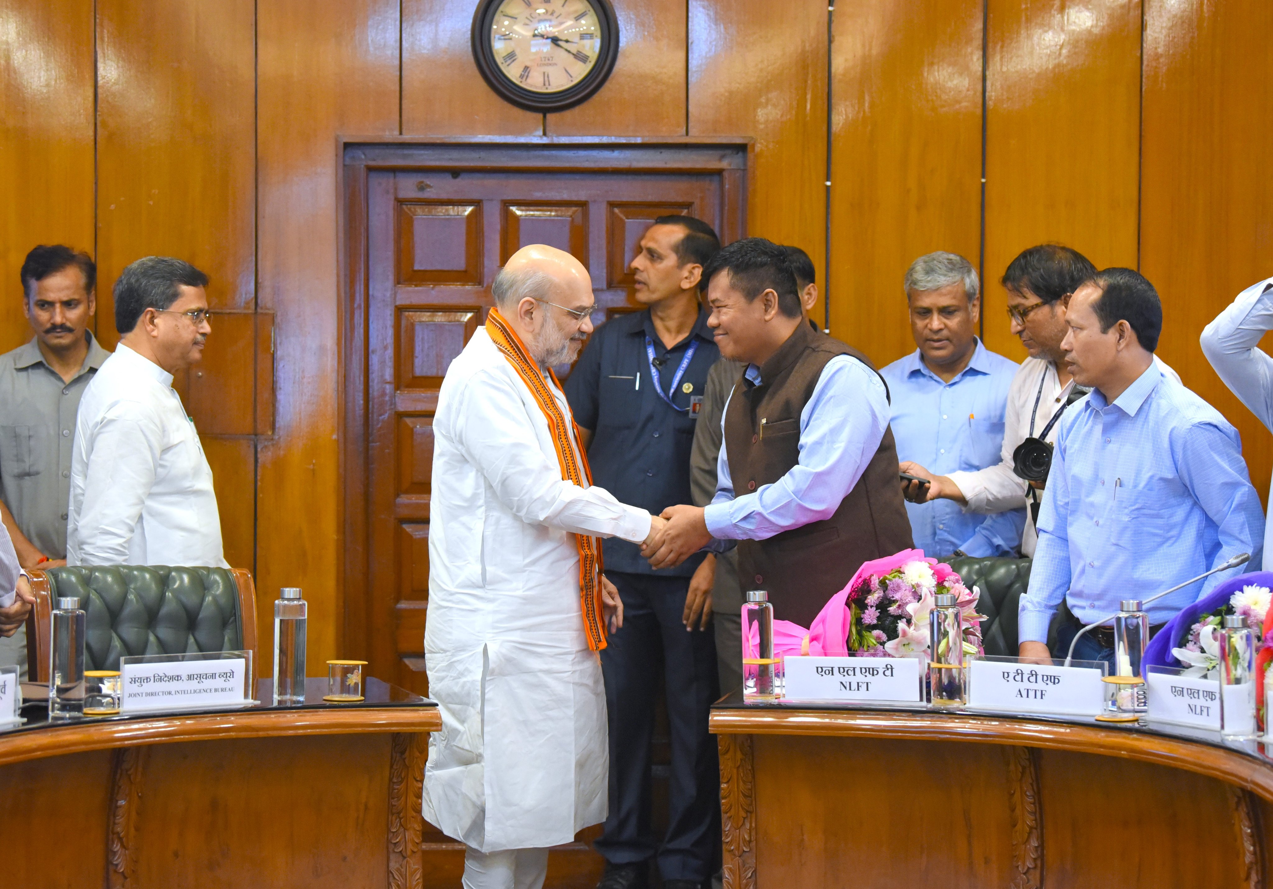 Peace Treaty Signed Between Tripura Government And Insurgent Groups