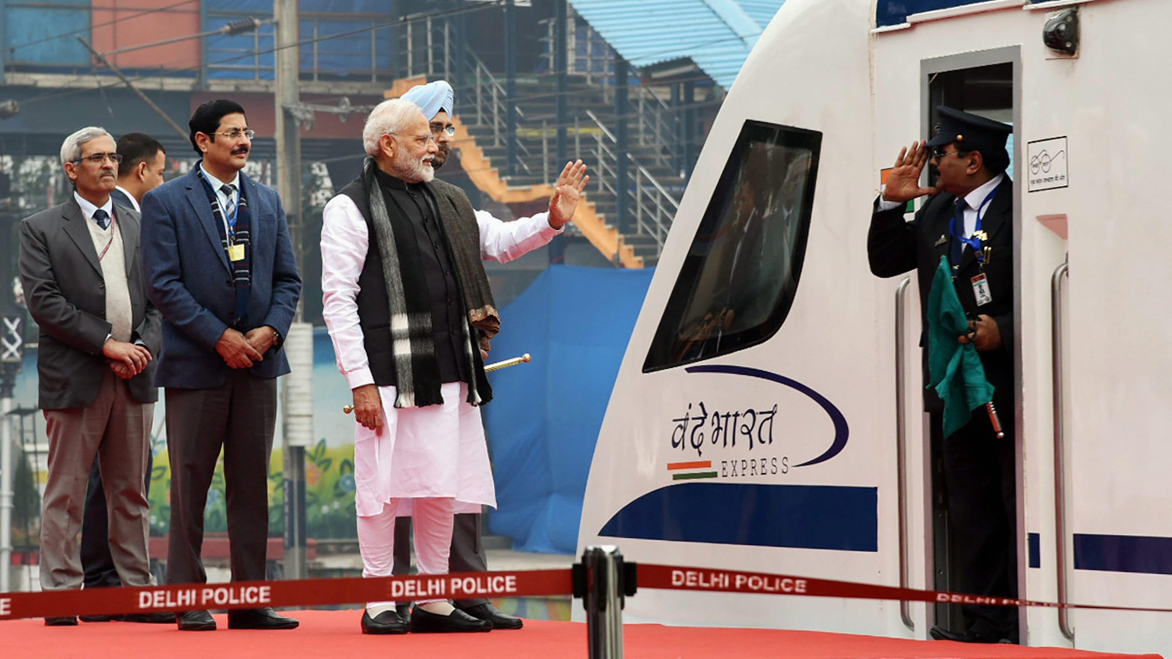 PM Modi Flags Off Ajmer-Delhi Vande Bharat Express