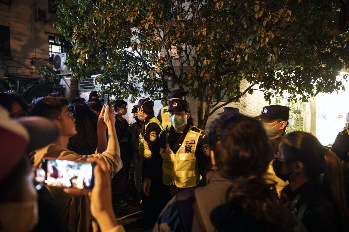 This Is What It Was Like Inside Shanghai’s Extraordinary Protests