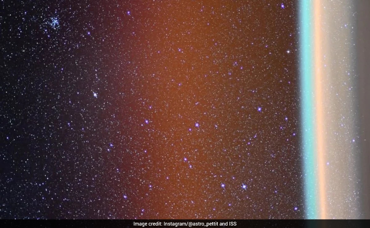 Breathtaking Image Shows Colours Of Earth's Atmosphere As Seen From Space