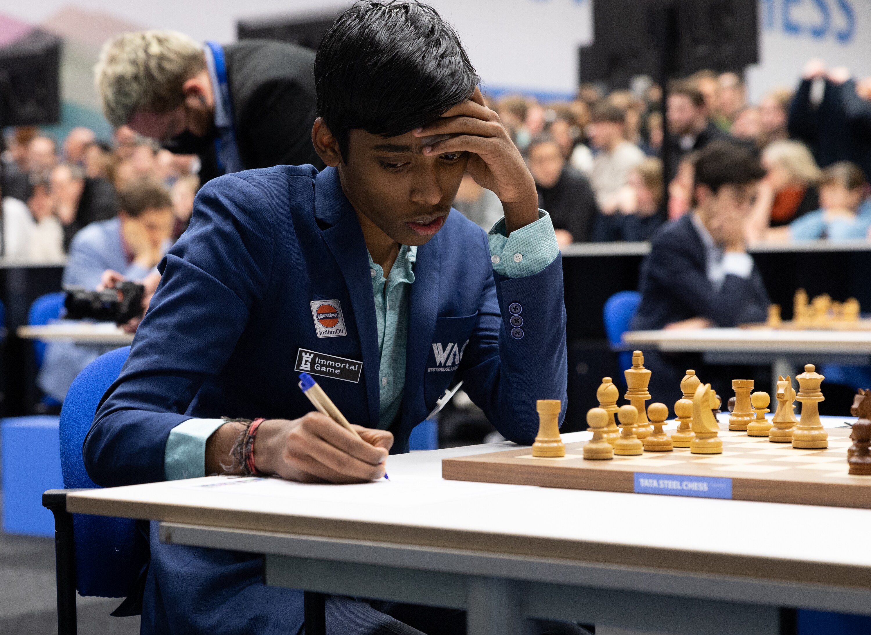 Post Tata Steel Chess Finale Win, Praggnanandhaa Lands To Grand Welcome ...