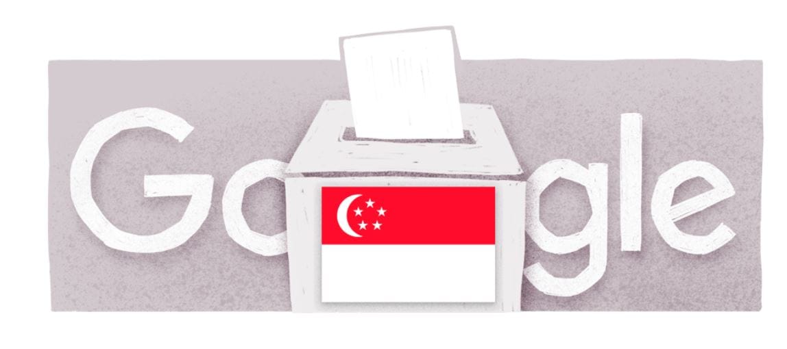 Google Doodle Celebrates Singapore's First Presidential Elections ...