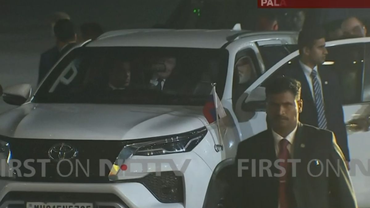 Not 'Fortress On Wheels', Putin Leaves Delhi Airport In PM Modi's Fortuner