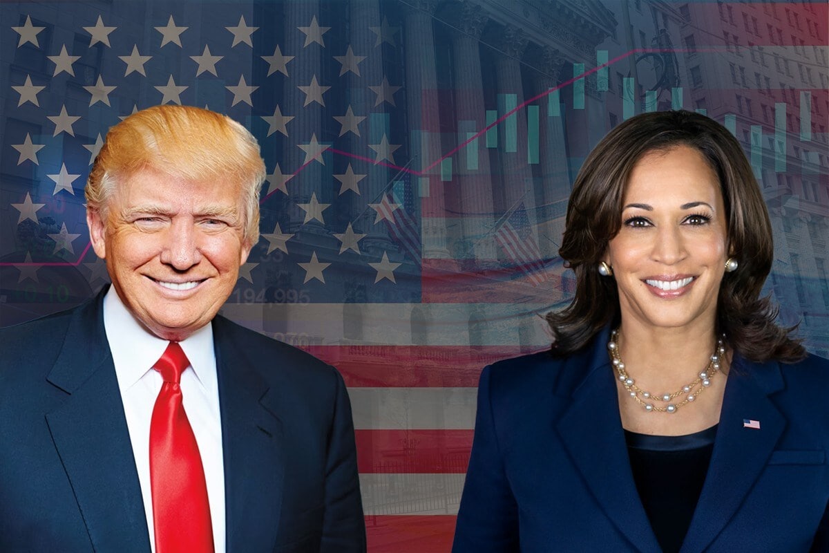 Trump and Harris Face Off: US Election Insights from Stock Market Trends