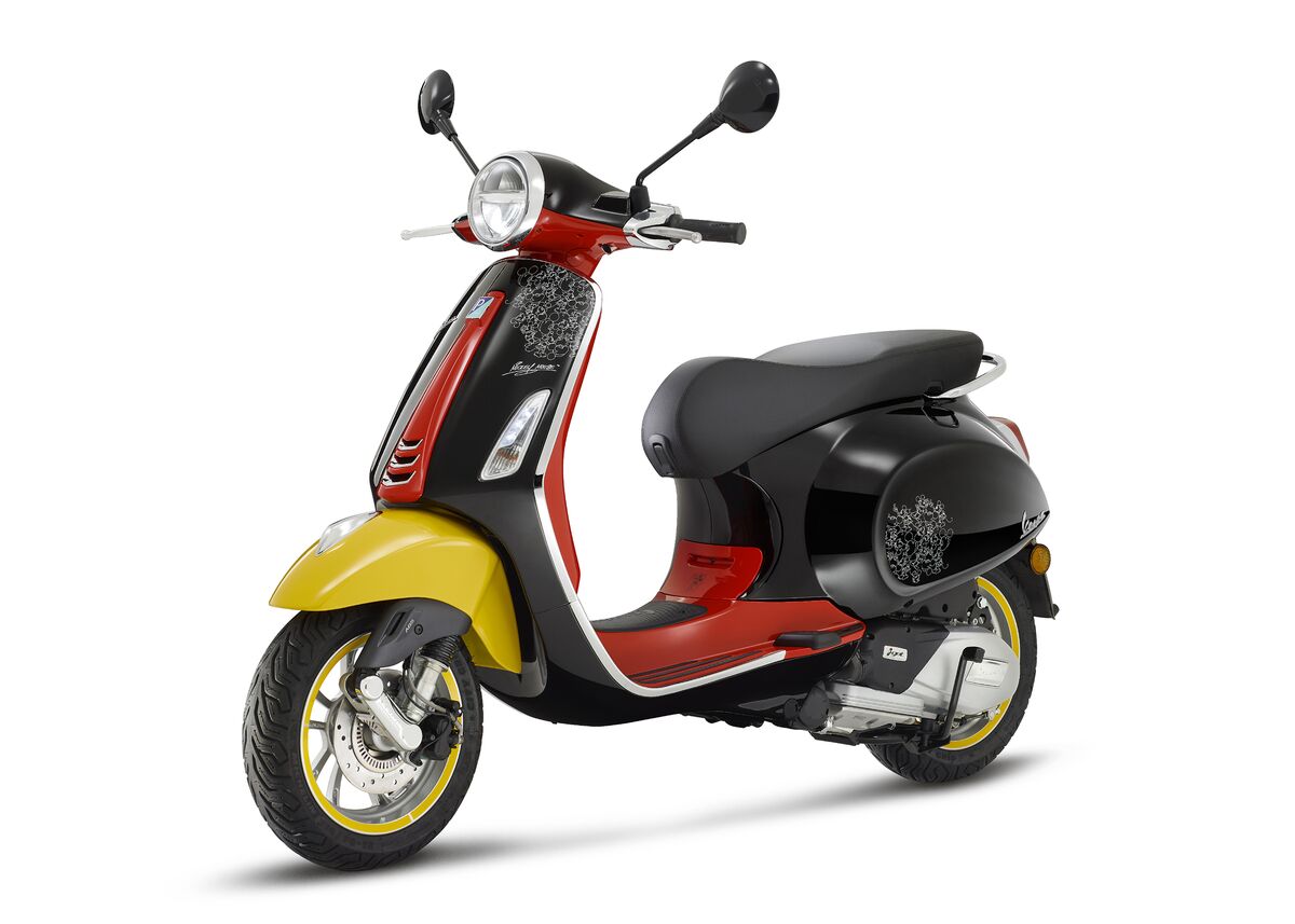 Vespa Mickey Mouse Edition Unveiled On Disney's 100th Anniversary