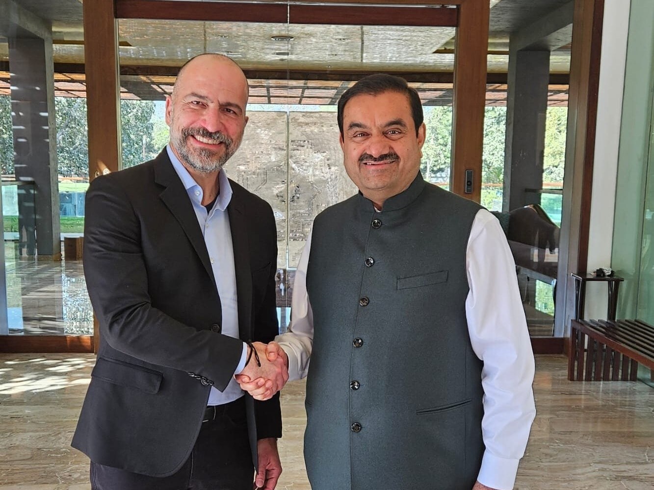 Gautam Adani Hints At Future Collaborations With Uber After Chat With CEO