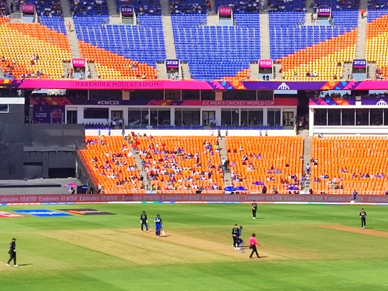 ENG vs NZ World Cup Match At Narendra Modi Stadium Sees Poor Attendance ...