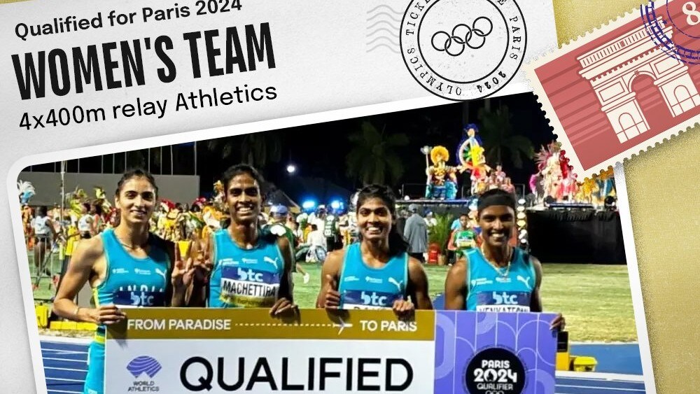 Indian Men's and Women's 4x400m Relay Teams Book Tickets to Paris Olympics