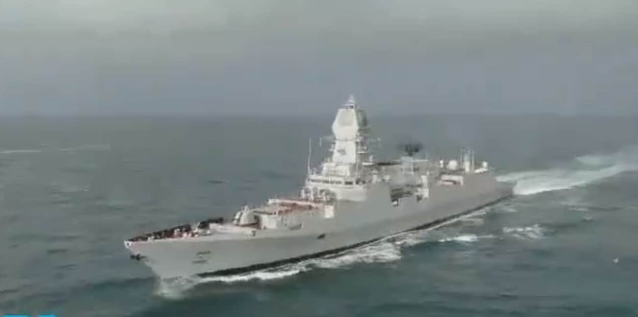 Navy Commissions Stealth Guided Missile Destroyer INS Imphal